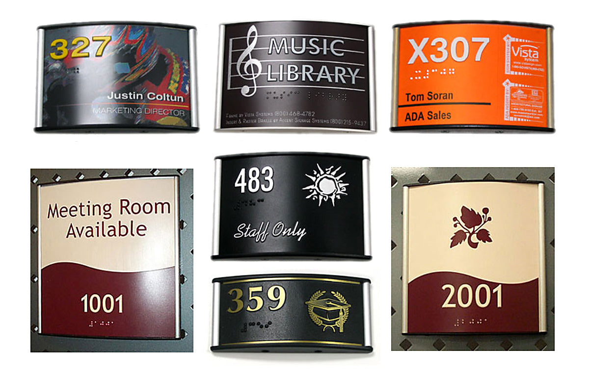 Vista System – Office Signs & Displays
